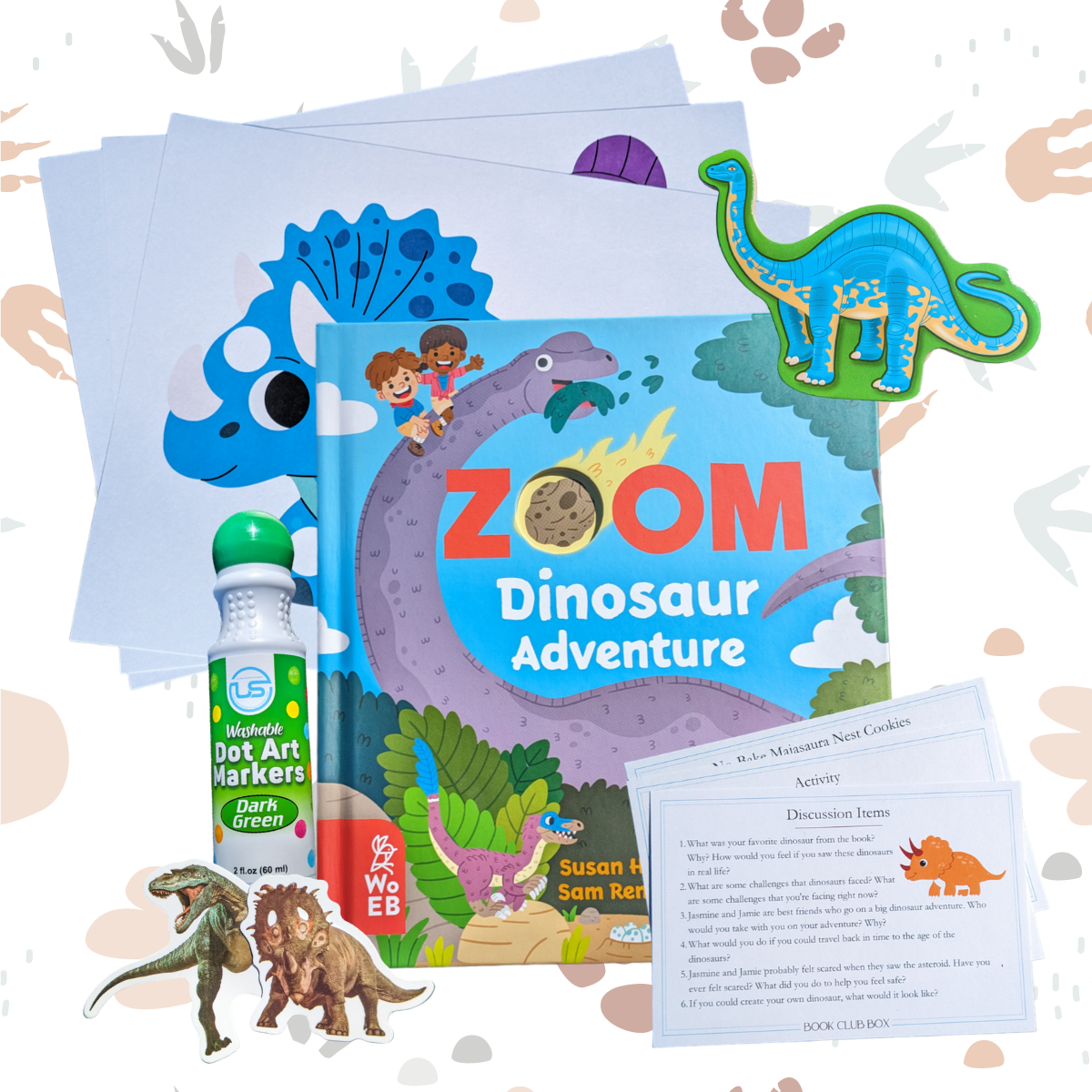 Zoom: Dinosaur Adventure - Book Club Box