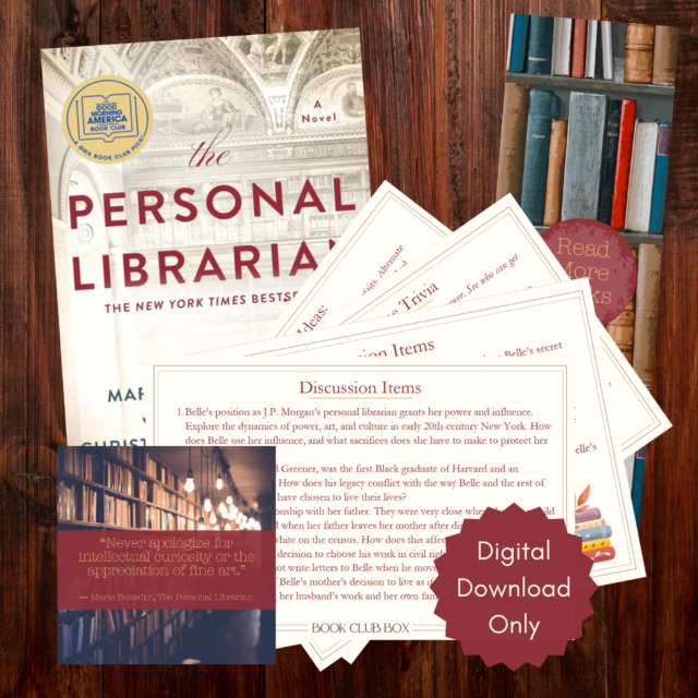 The Personal Librarian - Digital Download Only - Book Club Box