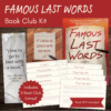 Famous Last Words by Gillian McAllister Book Club Kit - Book Club Box