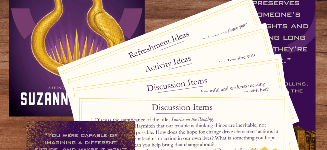 Sunrise on the Reaping by Suzanne Collins Book Club Kit - Book Club Box