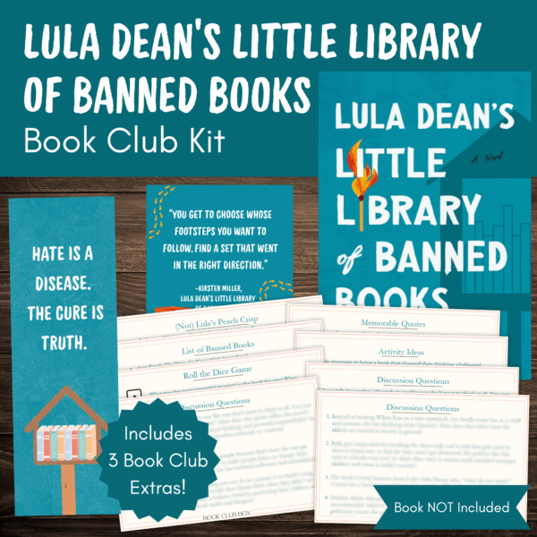 Lula Dean's Little Library of Banned Books Book Club Kit - Book Club Box