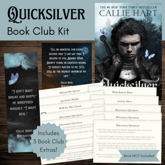 Quicksilver by Callie Hart Book Club Kit - Book Club Box