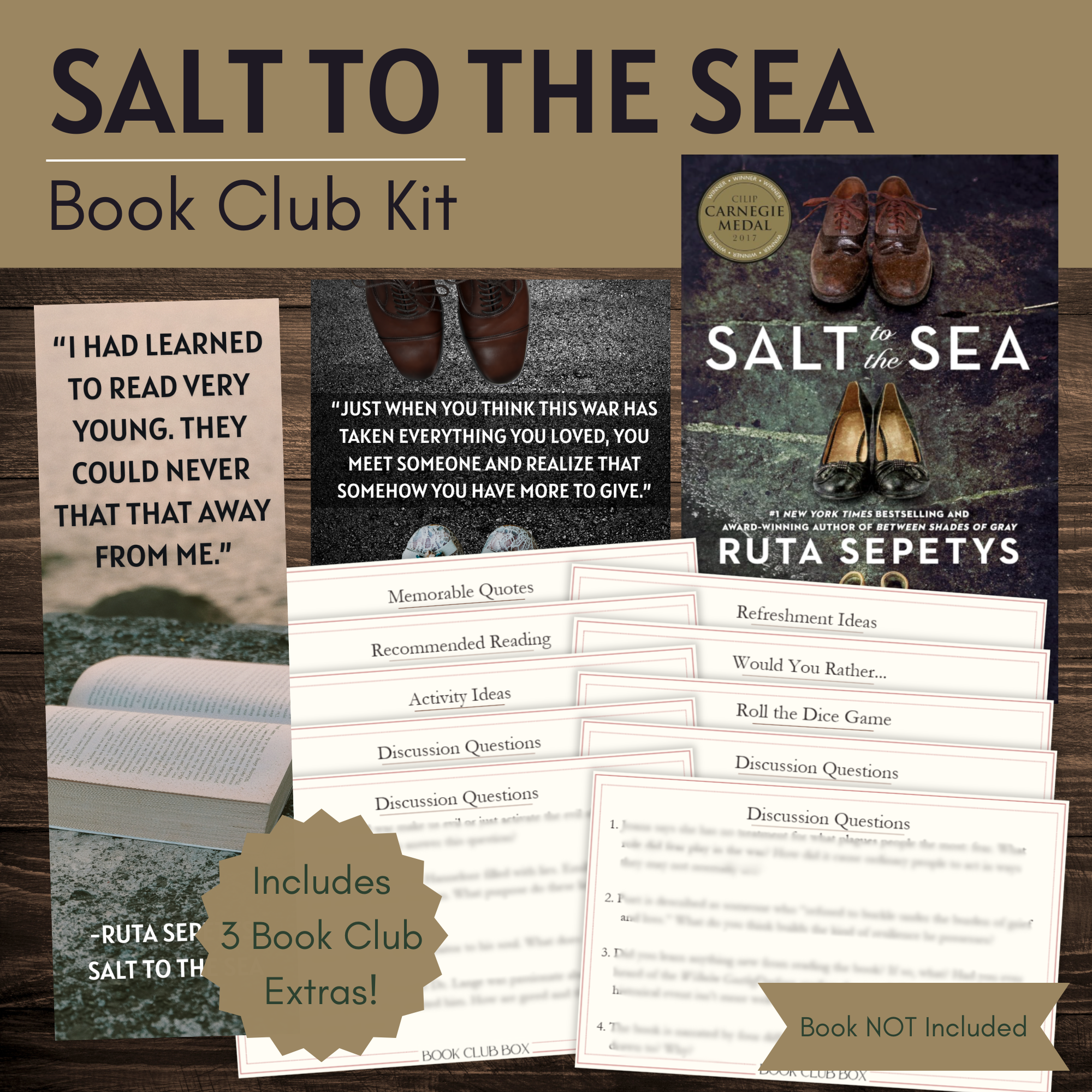 Salt to the Sea Book Club Kit - Book Club Box