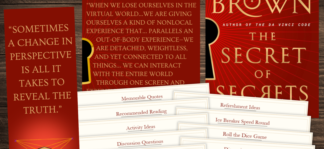 Secret of Secrets by Dan Brown Book Club Kit - Book Club Box