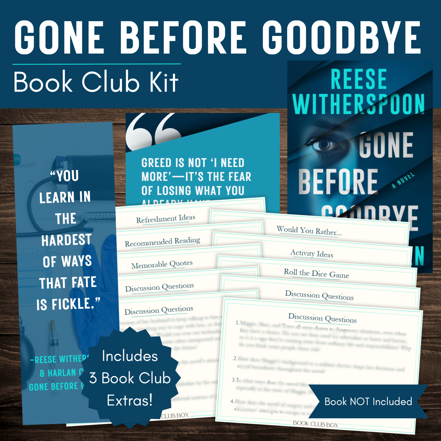 Gone Before Goodbye Book Club Kit - Book Club Box