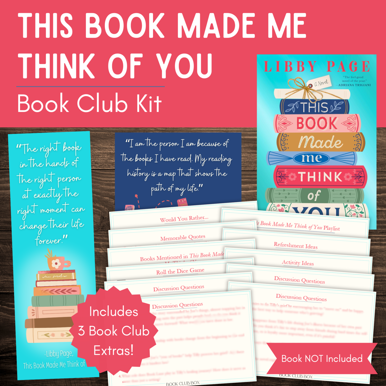 This Book Made Me Think of You Book Club Kit - Book Club Box